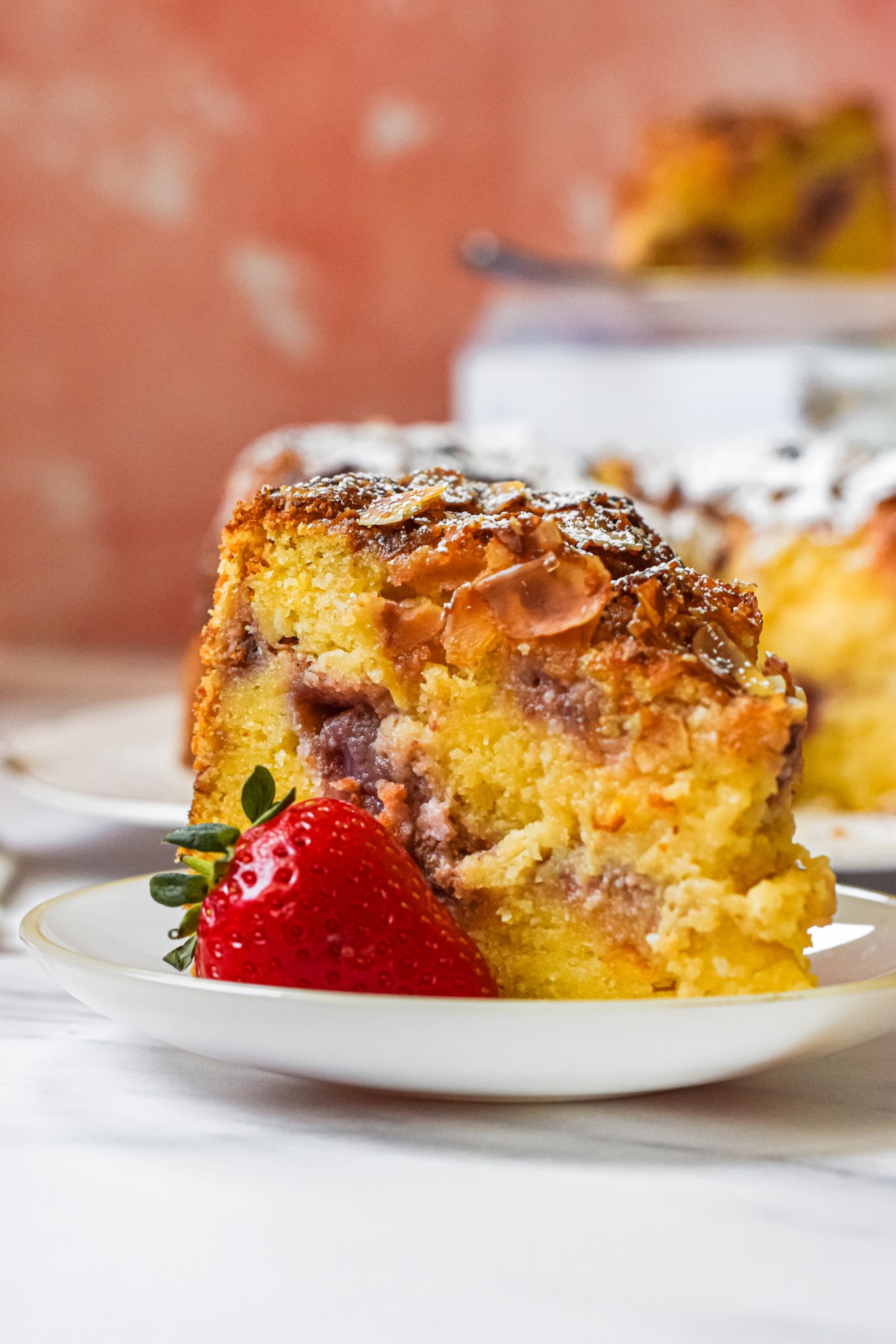 Strawberry Ricotta Cake